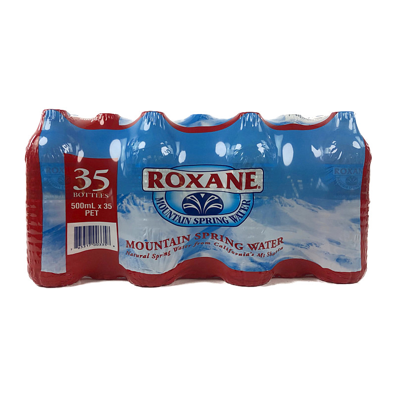 ロクサーヌ スプリングウォーター 500ml×35本 (軟水) ROXANE Spring Water