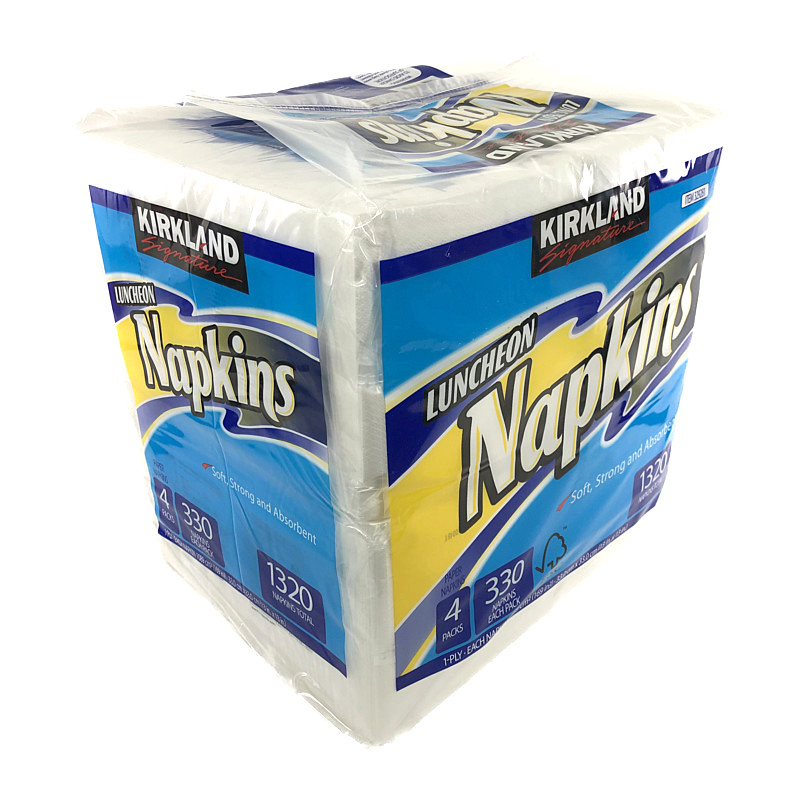カークランド 紙ナプキン 33cm×33cm 1320枚 (330枚×4) KS Napkins 330CT×4